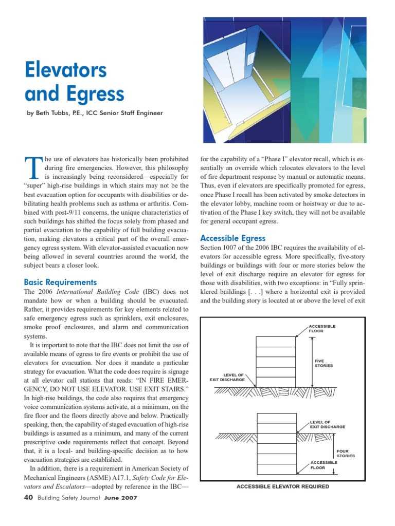 Elevators | PDF | Elevator | Emergency Evacuation
