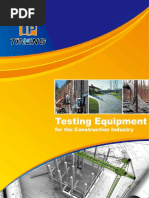 Civil Engineering Laboratory Equipment List | PDF | Concrete | Cement