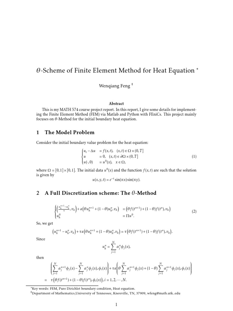 Fem Project 3 | PDF | Finite Element Method | Mathematics Of Computing