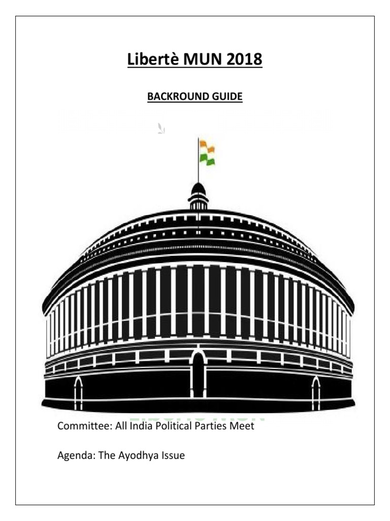Background Guide Aippm | PDF | Bharatiya Janata Party | Religion And Belief