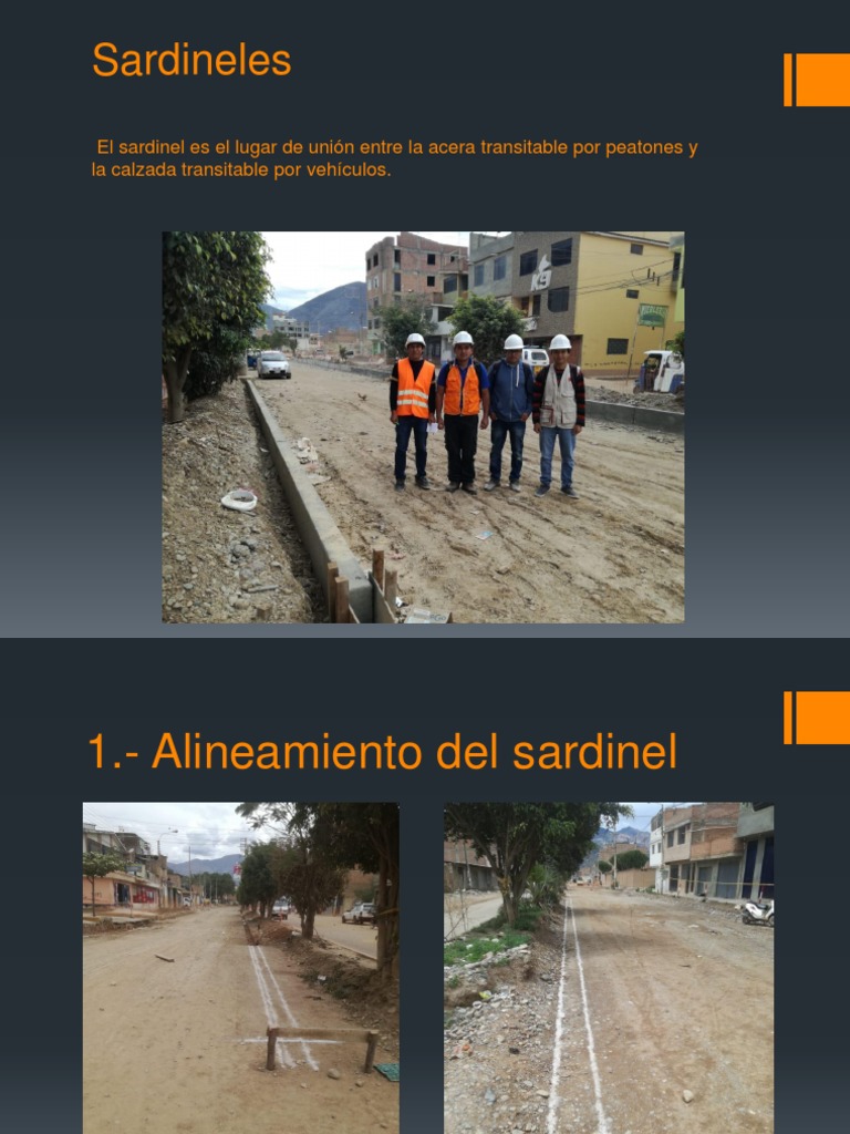 Construcción y Recomendaciones de Sardineles | PDF | Hormigón ...