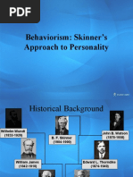Behaviourism Theory by B.F Skinner PDF | PDF | Reinforcement | Behaviorism