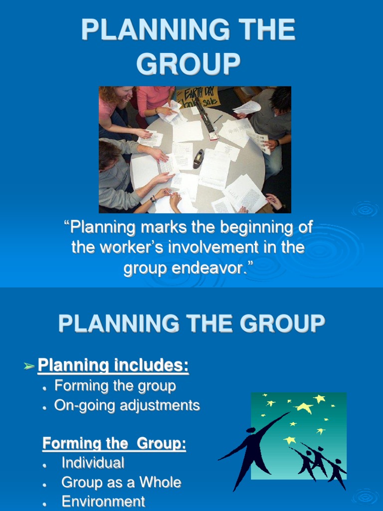 Planning The Group | PDF | Evaluation | Psychological Concepts