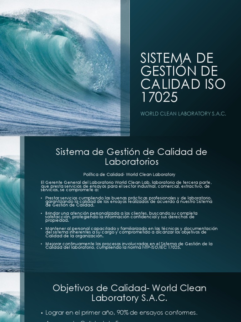Sistema de Gestión de Calidad ISO 17025 | PDF | Calidad (comercial) | Business