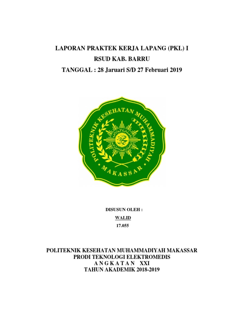 Kata Pengantar Laporan PKL | PDF