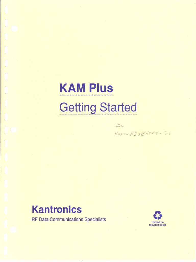 Kam Plus Getting Started PDF | PDF | Electrical Connector | License