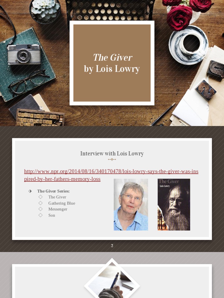 GR 8 Novel Study The Giver | PDF | The Giver