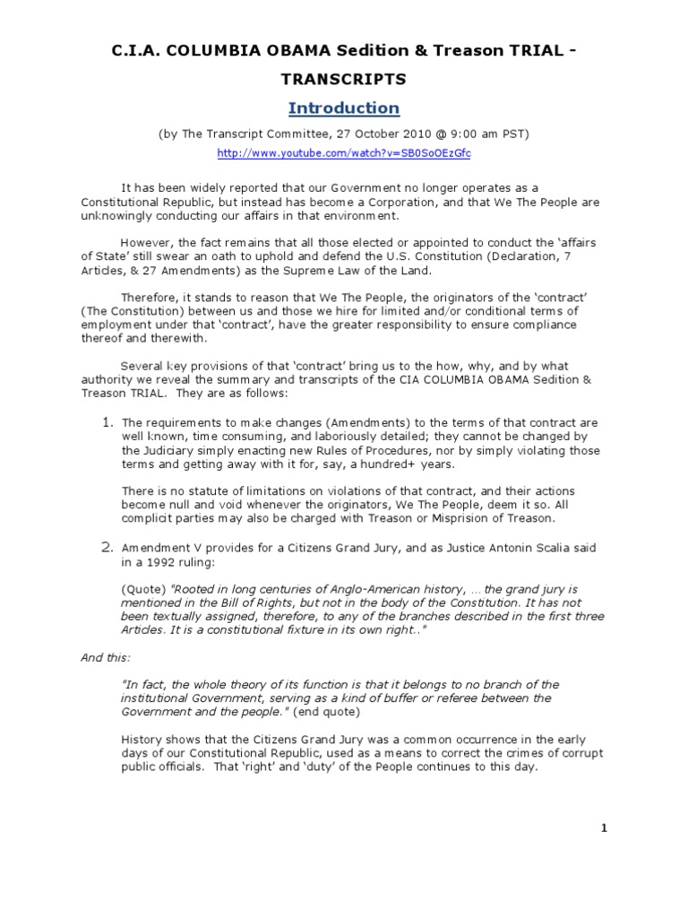 Introduction To The Release of Transcripts (27 Oct 2010) | PDF | United ...