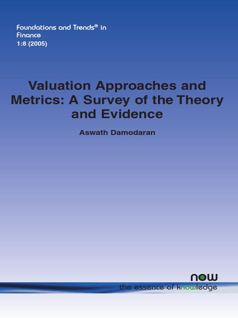 (Aswath Damodaran) Valuation Approaches and Metric (BookFi) PDF | PDF ...