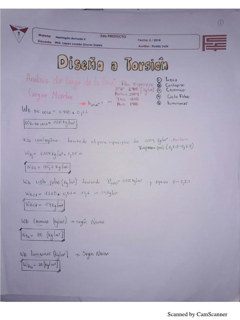 Torsión Proyecto | PDF