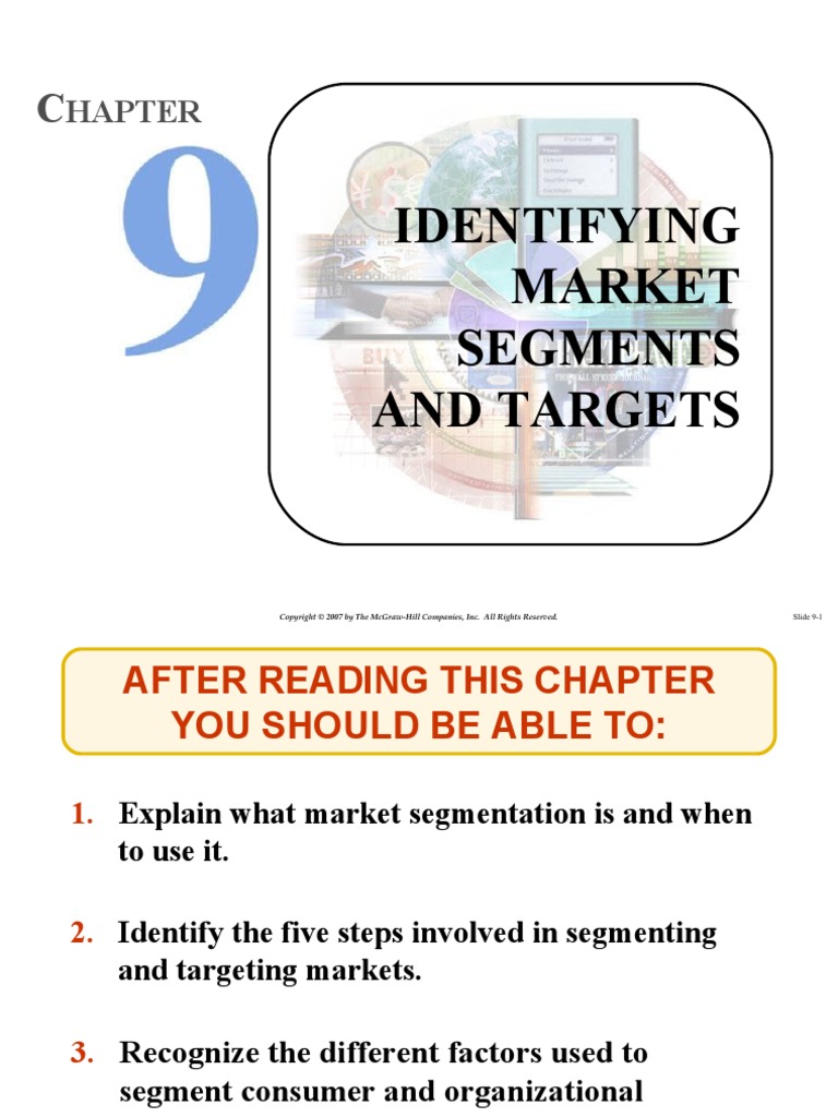 Identifying Market Segments and Targets: Hapter | PDF | Marketing ...
