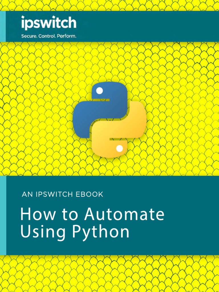 How To Automate Using Python Ebook | PDF | Computing | Software