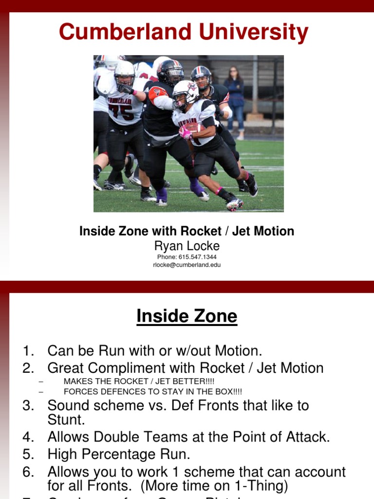Zone Off Rocket Jet Motion | PDF | American Football | Sports