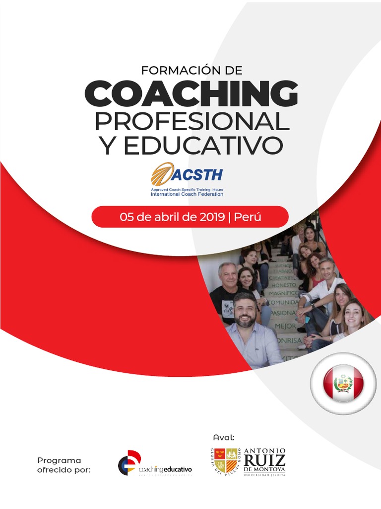 Programa Coaching Profesional y Educativo 2019 | PDF