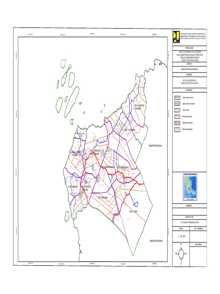 Peta Muna Barat 1 PDF | PDF