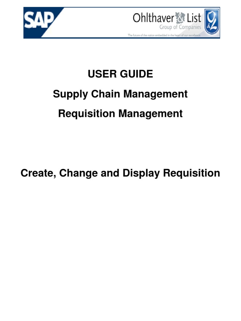 Purchase Requisition Management Guide | PDF | Business | Software