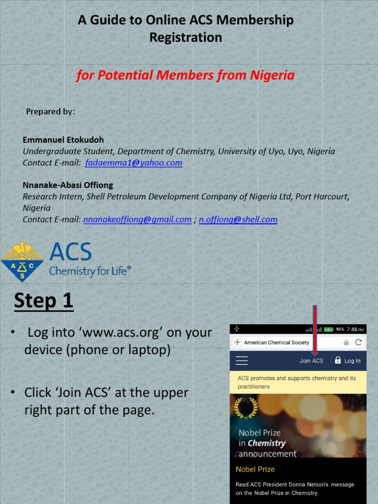 ACS Registration Made Easy | PDF | Credit Card | Payments