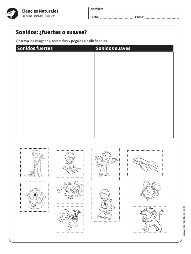 Clasifica Sonido Fuerte o Suave PDF | PDF