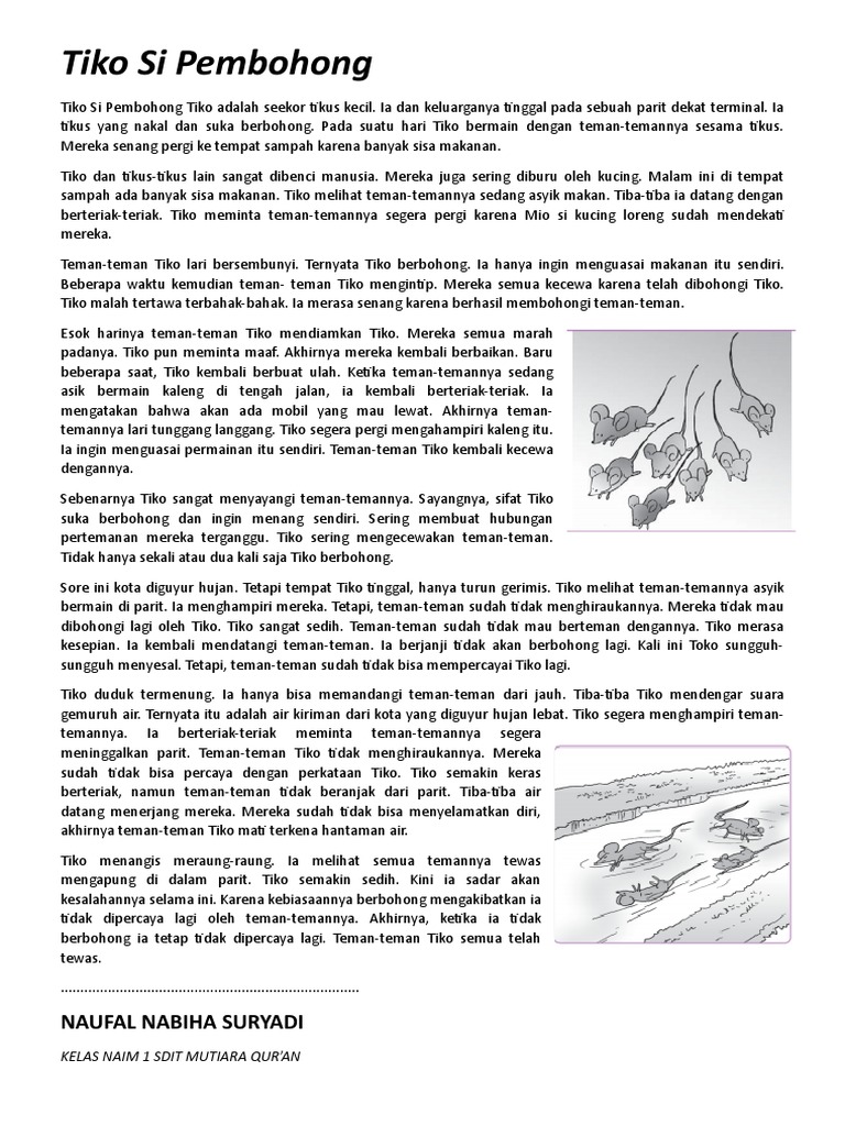 Tiko Si Pembohong | PDF