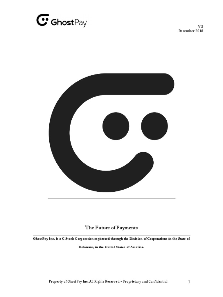 GhostPay Whitepaper | PDF | Cryptocurrency | Point Of Sale