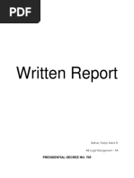 PD 705 Revised Forestry Code of The Philippines | PDF | Logging | Forests