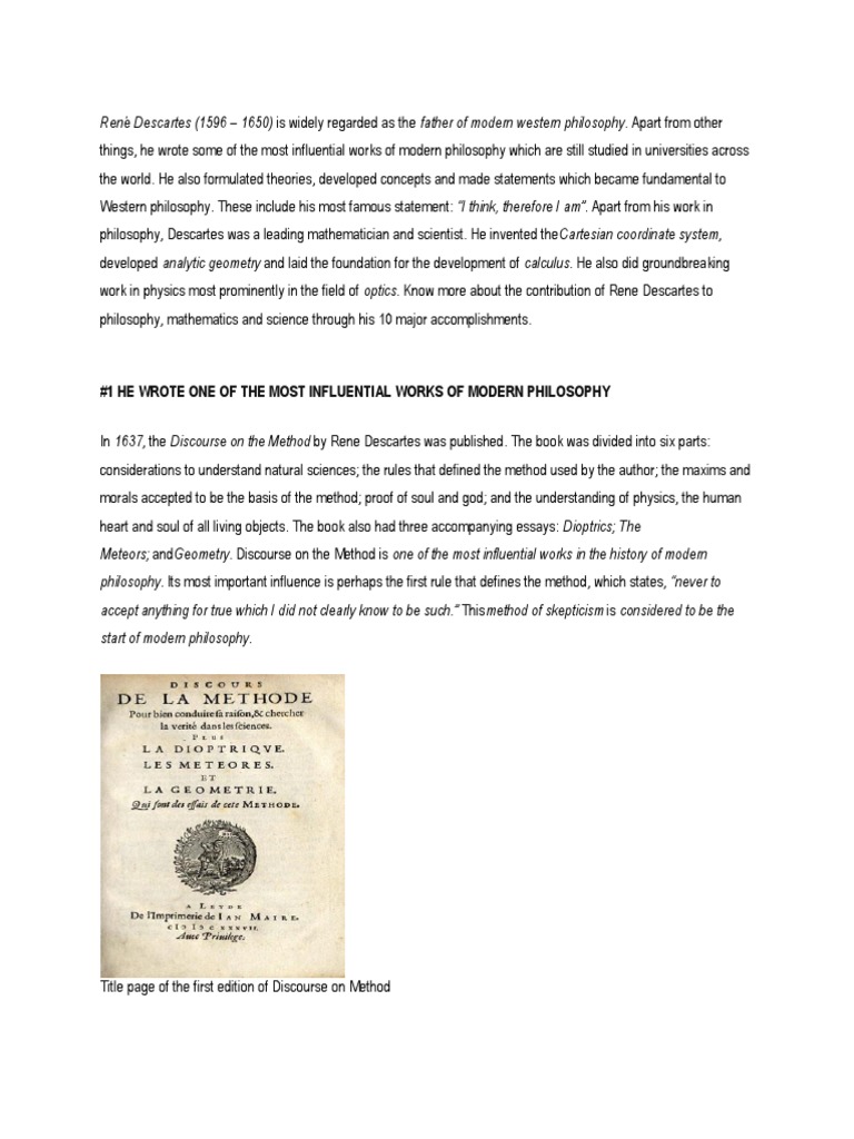 #1 He Wrote One of The Most Influential Works of Modern Philosophy ...