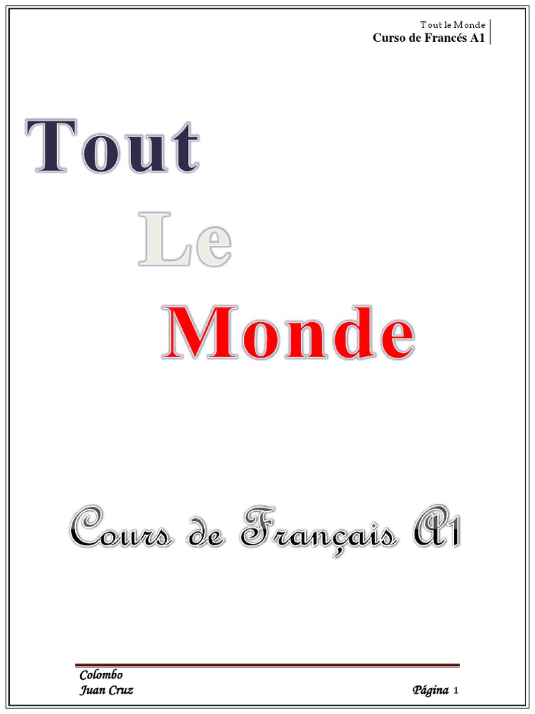 Curso de Francés A1 | PDF | Lengua española | Idioma francés