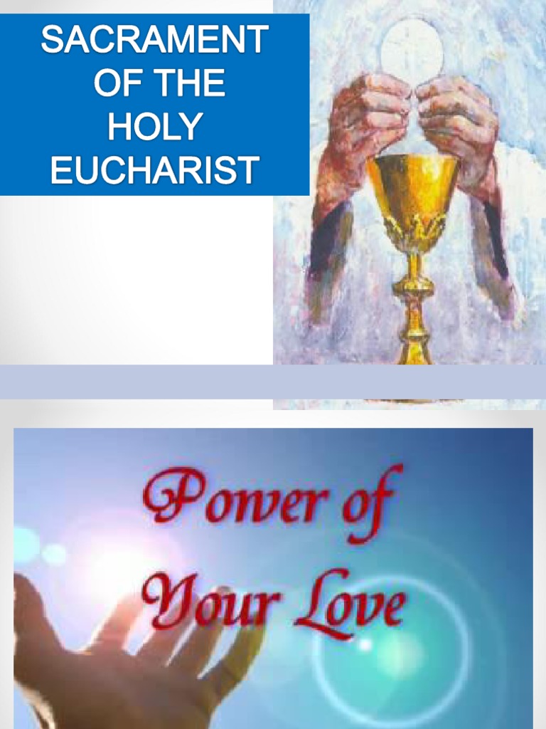 Lesson 10. Holy Eucharist | PDF | Eucharist | Mass (Liturgy)
