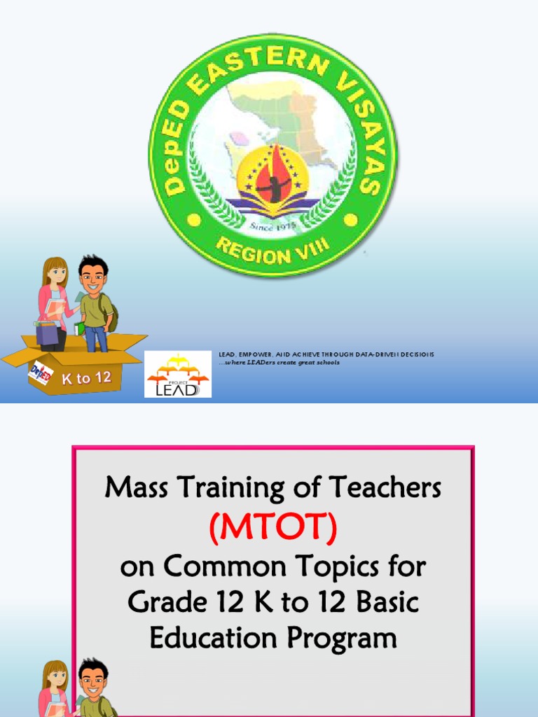 MTOT Common Topics-Lesson PLanning | PDF | Lesson Plan | Pedagogy