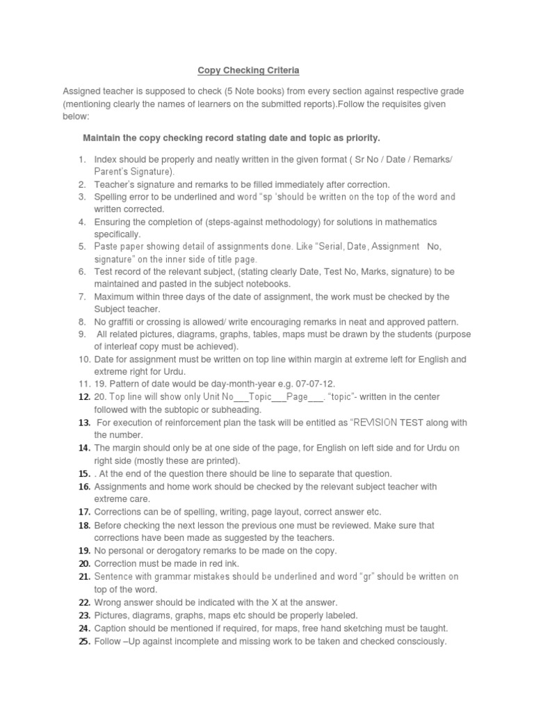 Copy Checking | PDF | Cognition | Learning