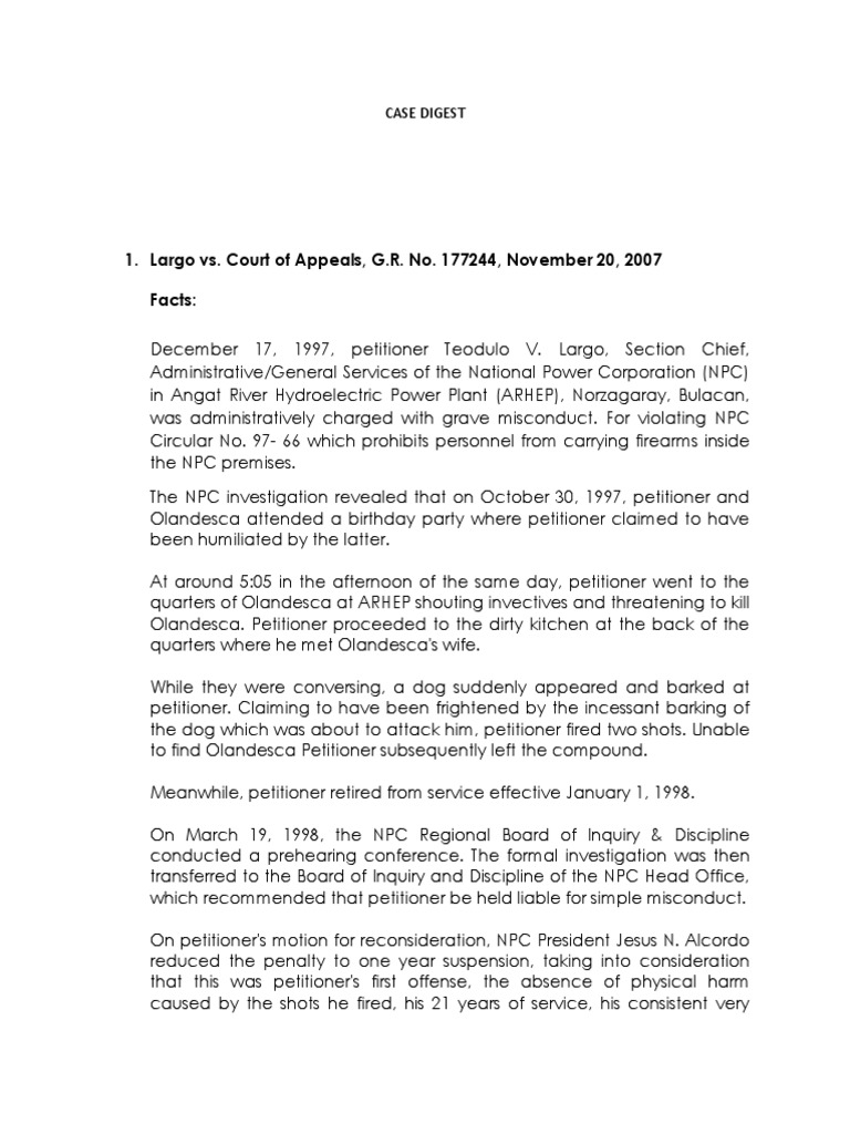 CASE DIGEST.docx | Mootness | Judgment (Law)