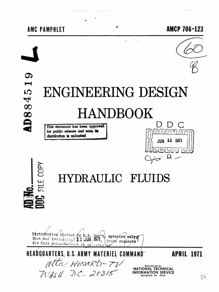 Hydraulic Fluids - Design Book PDF | PDF | Viscosity | Pump