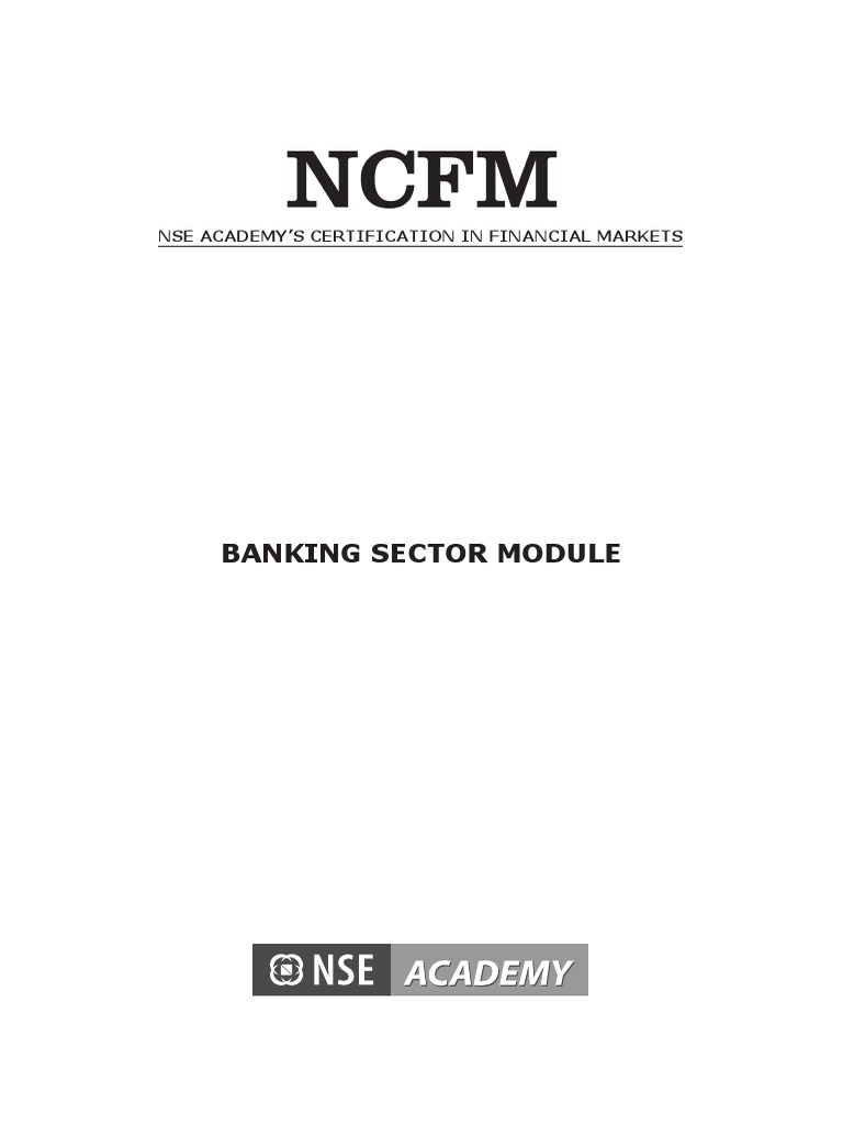 NCFM - Banking Sector Module PDF | PDF | Reserve Bank Of India ...