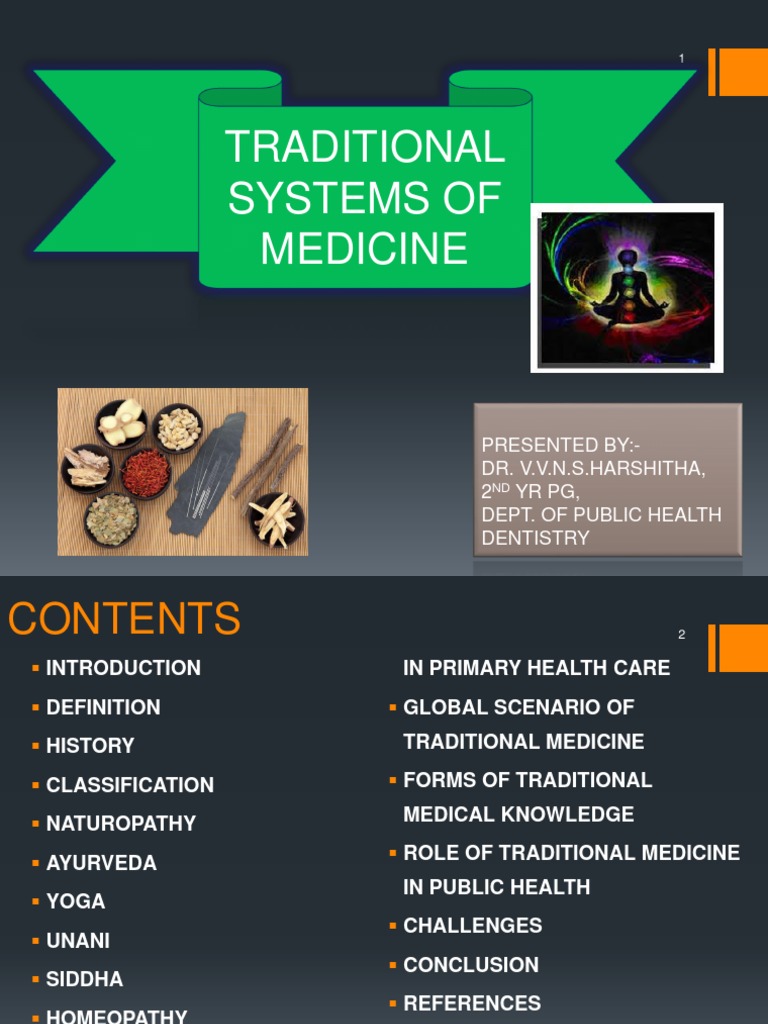 Traditional Systems of Medicine | PDF | Naturopathy | Homeopathy