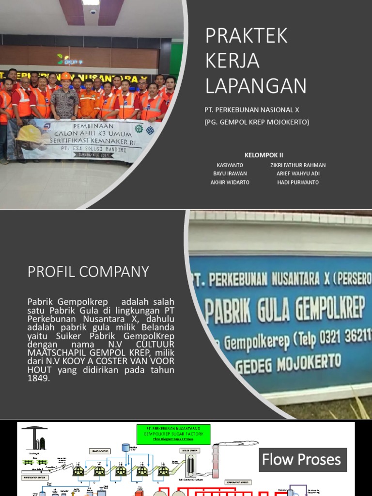K3 Pabrik Gula Gempolkrep | PDF