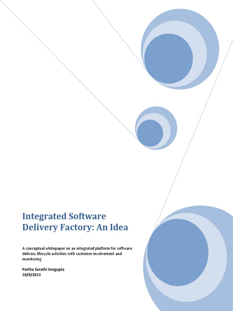 Integrated Software Delivery Factory: An Idea | PDF | Software Testing ...