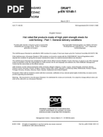 EN 10346:2015 Hot-Dip Coated Steel Standards | PDF | Steel | Physical ...