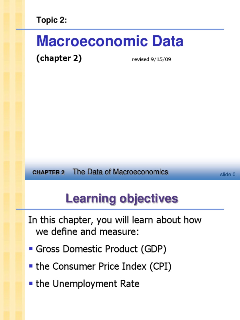 Macroeconomic Data: Topic 2 | PDF | Real Versus Nominal Value ...