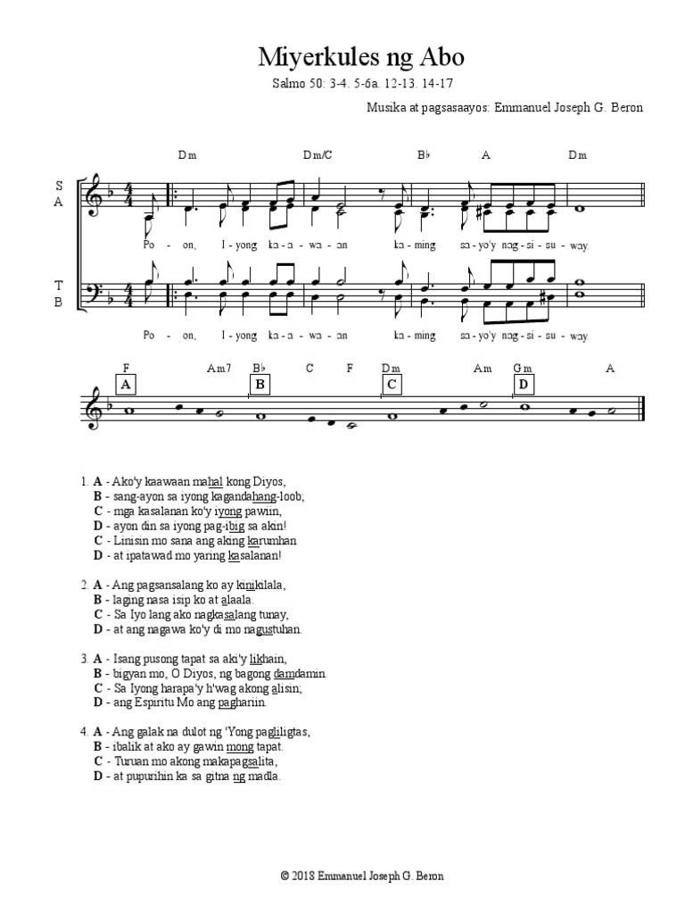 Miyerkules NG Abo | PDF