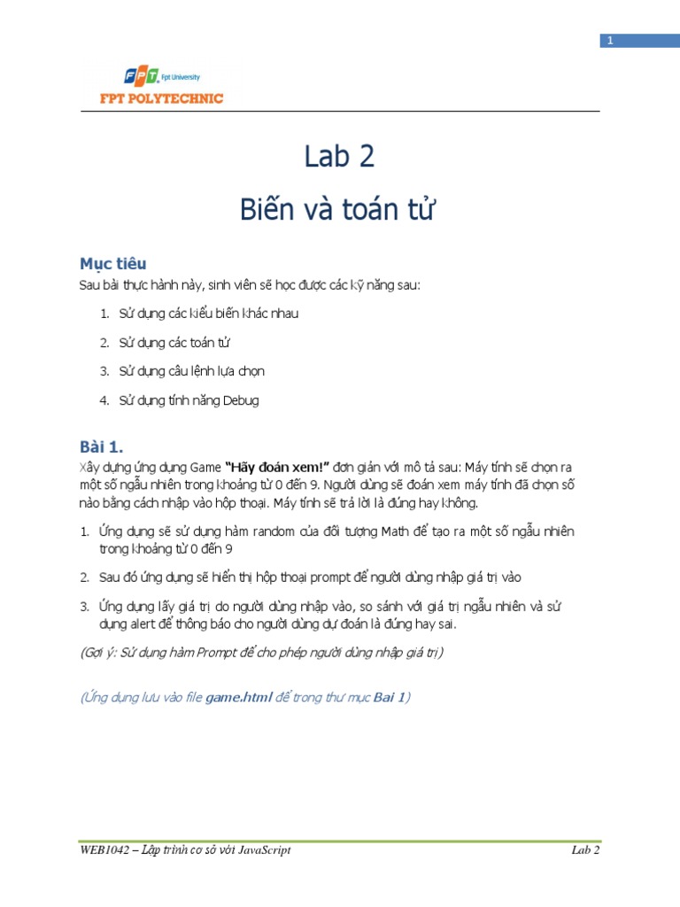 WEB1042 Lab2 | PDF