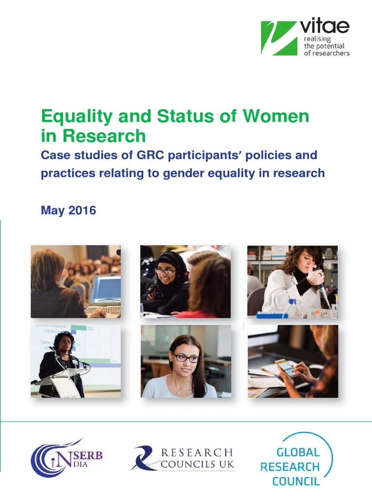 Equality and Status of Women in Research | PDF | Gender Equality ...