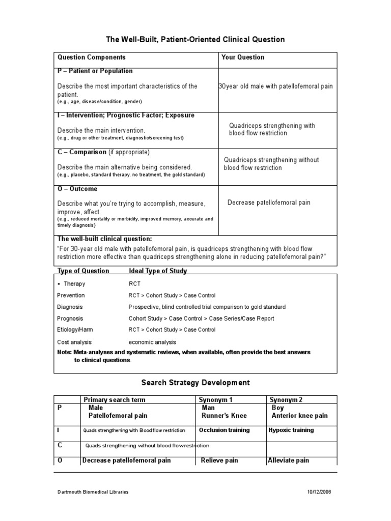 BFR Pico | PDF | Randomized Controlled Trial | Cohort Study