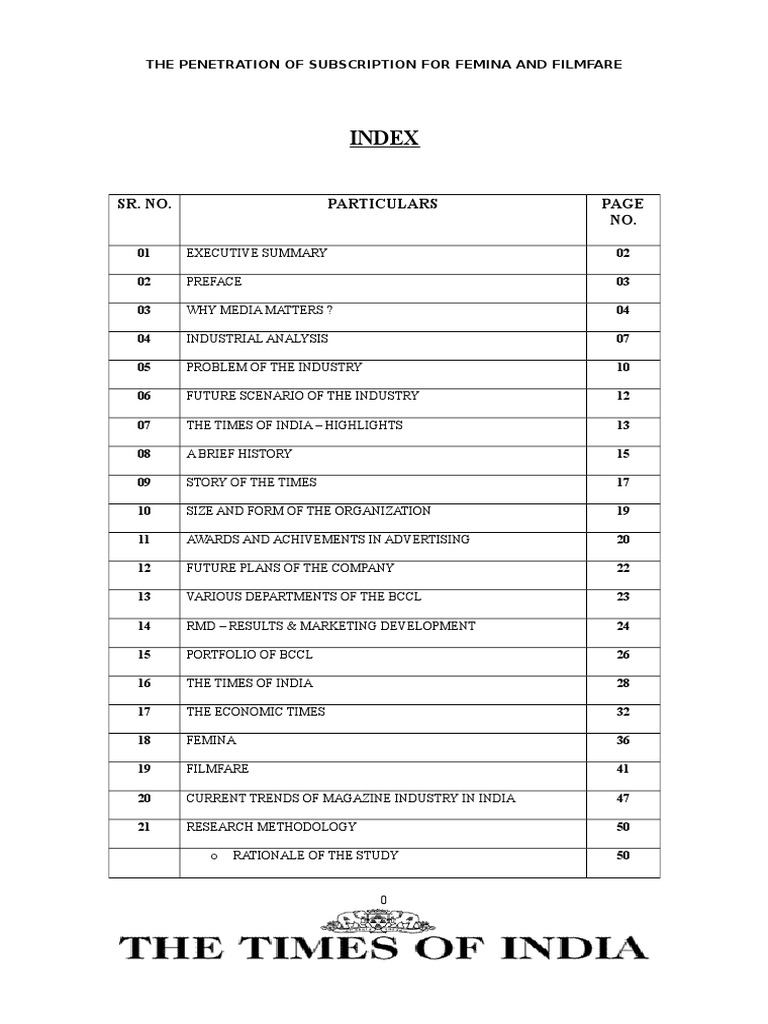 Times of India | PDF | Newspapers | Magazines