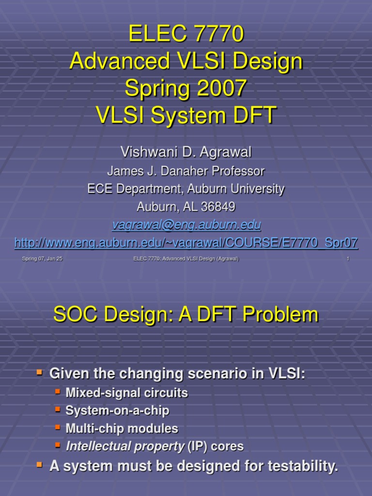 Soc Test | PDF | System On A Chip | Integrated Circuit