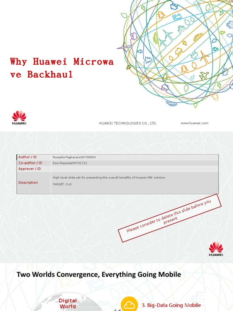 Why Huawei Microwave Backhaul v1.0 (20140429) | PDF | Computer Network ...