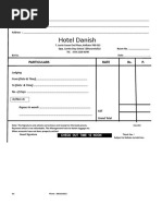 Hotel Bill | PDF