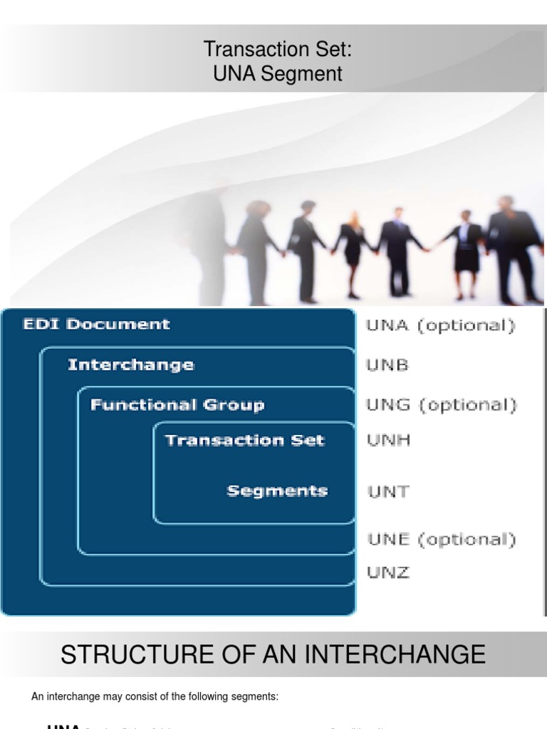 Transaction Set: UNA Segment | PDF | Computer Data | Computing