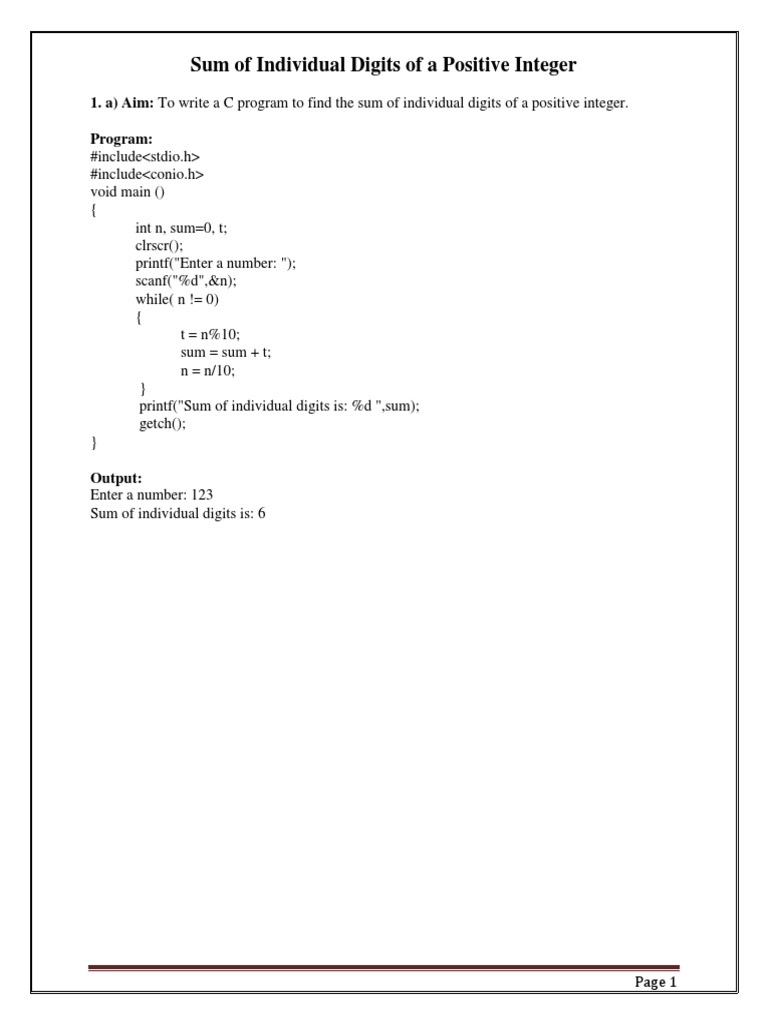 C Programs for Math Operations | PDF | Matrix (Mathematics) | Teaching ...