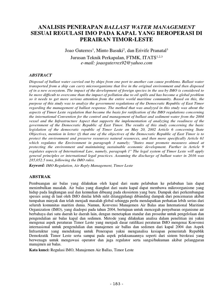 Timor Leste | PDF | Water Transport | Water