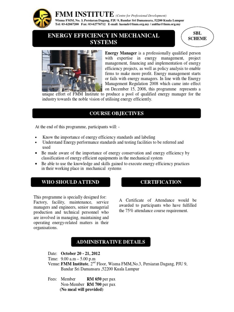 Energy Efficiency In Mechanical System Download Free Pdf Energy